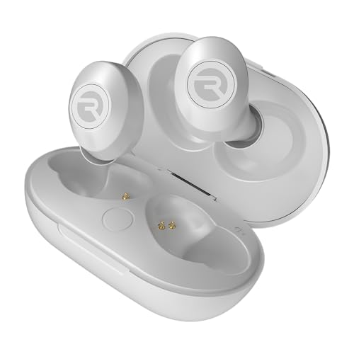 Raycon Everyday Bluetooth Wireless Earbuds (2023 Edition) with Microphone- Stereo Sound in-Ear Bluetooth Headset True Wireless Earbuds 32 Hours Playtime (Matte White)