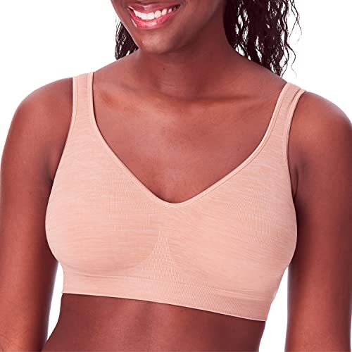 Bali Women's Comfort Revolution Wire Free Bra, Sunbaked Beige Heather, X-Large