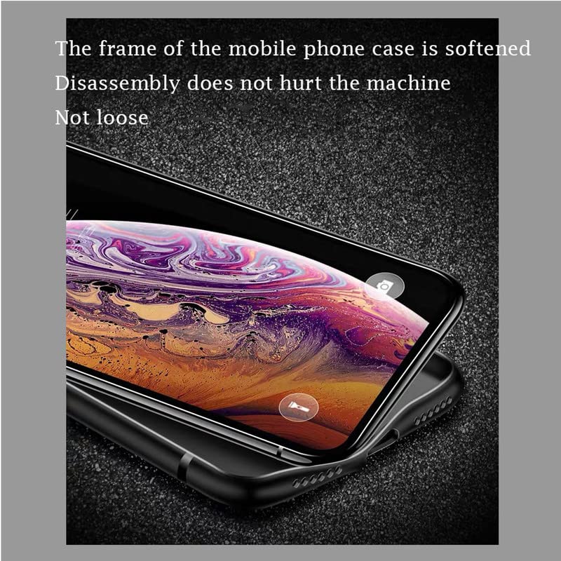 AQGG Case for Motorola ThinkPhone [6.60"] Phone Cases, Soft Silicone Bumper Shell Black Flexible Rubber Phone Protective Cases TPU Cover for Motorola ThinkPhone -Black