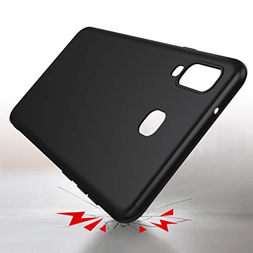 AQGG Case for Motorola ThinkPhone [6.60"] Phone Cases, Soft Silicone Bumper Shell Black Flexible Rubber Phone Protective Cases TPU Cover for Motorola ThinkPhone -Black