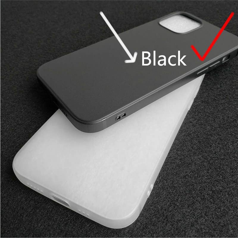 AQGG Case for Motorola ThinkPhone [6.60"] Phone Cases, Soft Silicone Bumper Shell Black Flexible Rubber Phone Protective Cases TPU Cover for Motorola ThinkPhone -Black