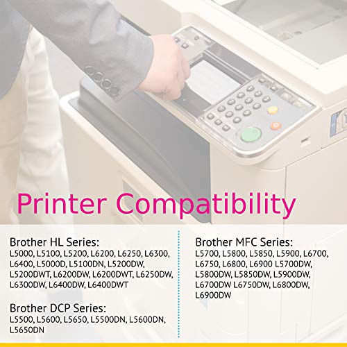CS Compatible Toner Cartridge Replacement for Brother TN850 TN820 Laser Black