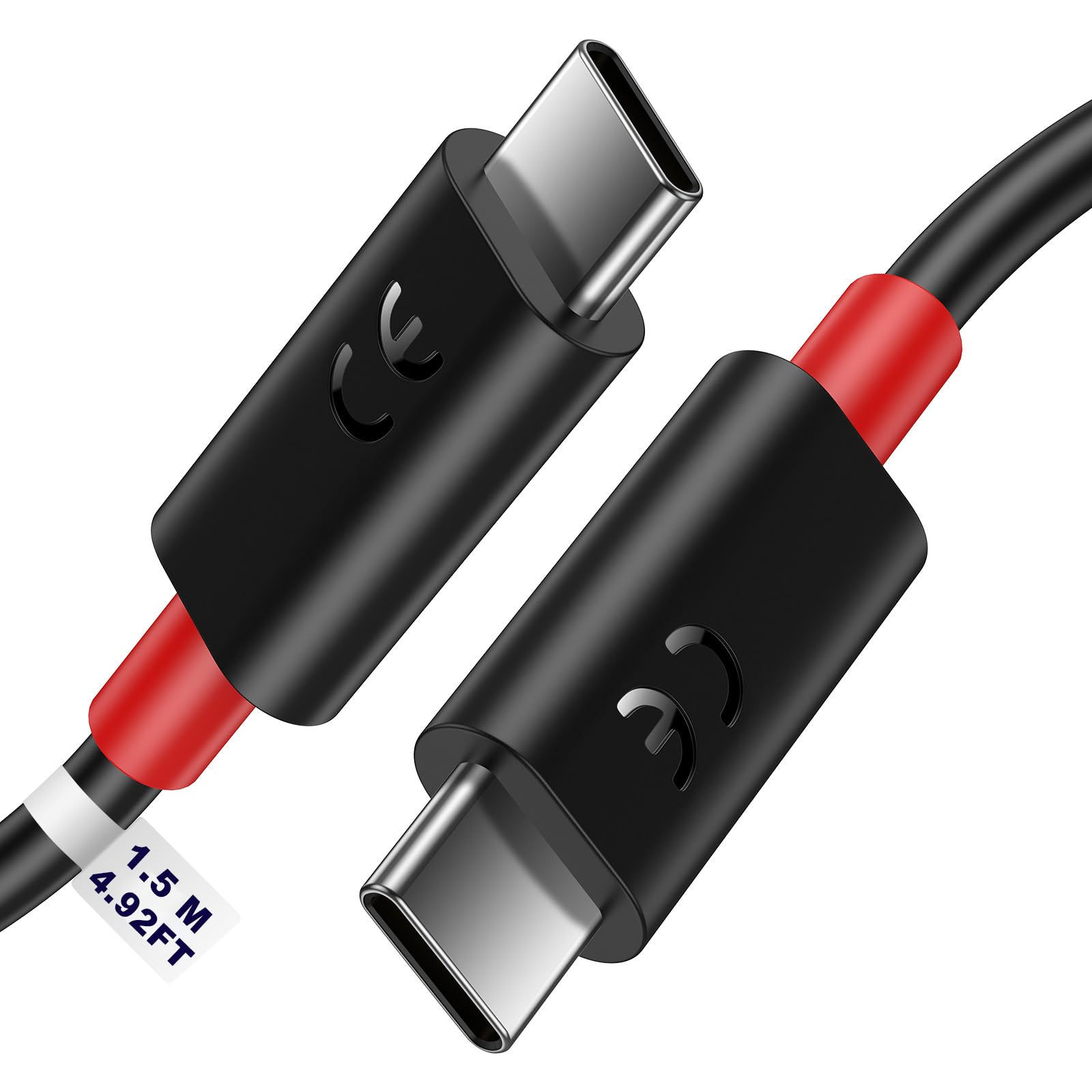 Jelanry USB C to C Cable 5A 68W for Motorola Edge+ Moto g TURBOPOWER Charging, Rapid Data Syncing USB Type-C Fast Charger Cable for Samsung S24 Ultra Fold 6 5 Flip 4 3 LG Pixel Switch Laptop, 4.92FT