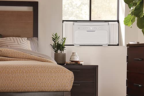 Frigidaire GHWQ123WC1 Inverter Quiet Temp Room Air Conditioner, 8,000 BTU with Wi-Fi Connected, Energy Star Certified, Easy-to-Clean Washable Filter, in White