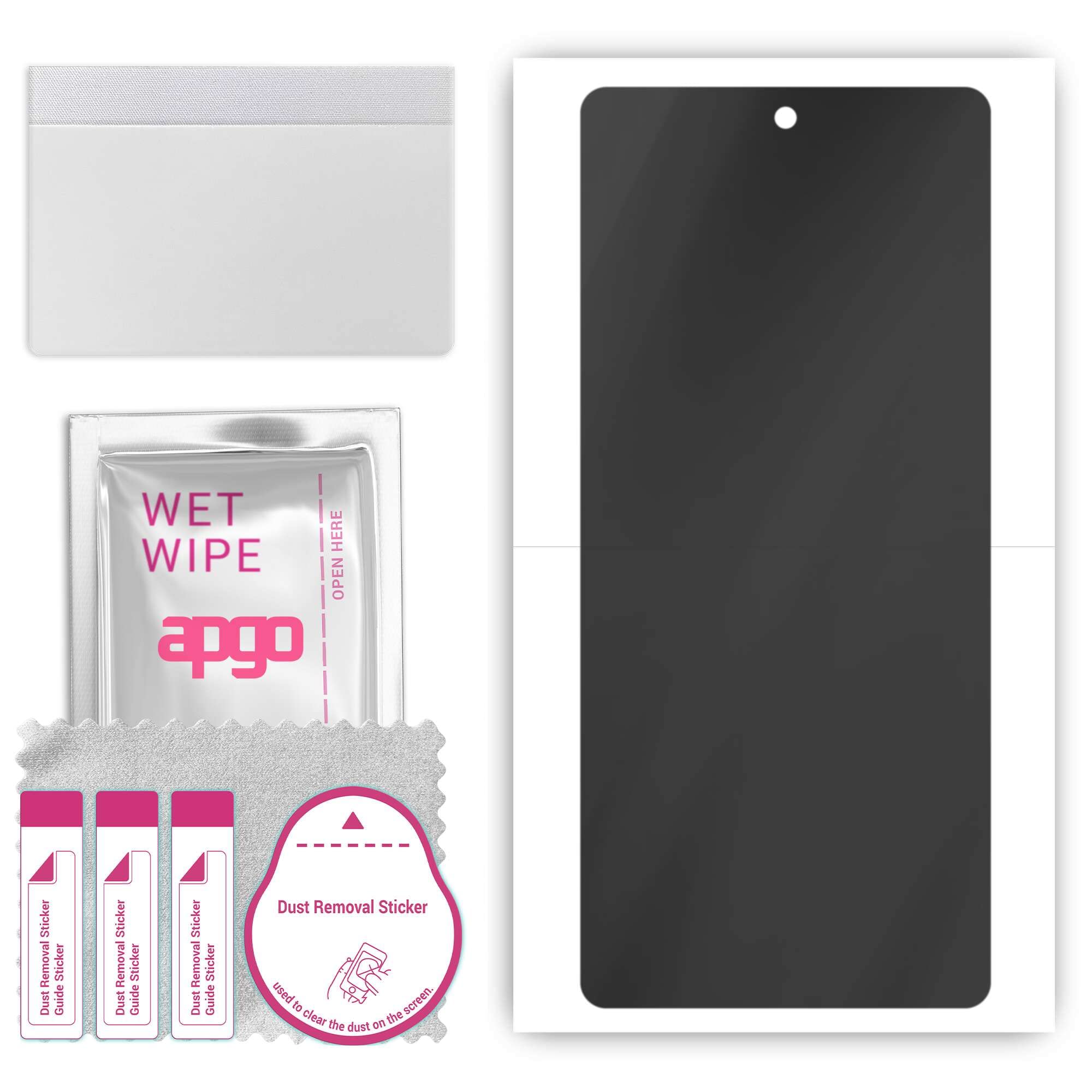 apgo Hydrogel Privacy Matte Screen Protector for Motorola Thinkphone, Anti Spy, Hydrogel Film, Flexible, Soft TPU with positioning layer easy installation
