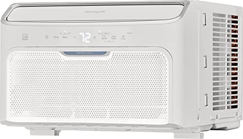 Frigidaire GHWQ123WC1 Inverter Quiet Temp Room Air Conditioner, 8,000 BTU with Wi-Fi Connected, Energy Star Certified, Easy-to-Clean Washable Filter, in White