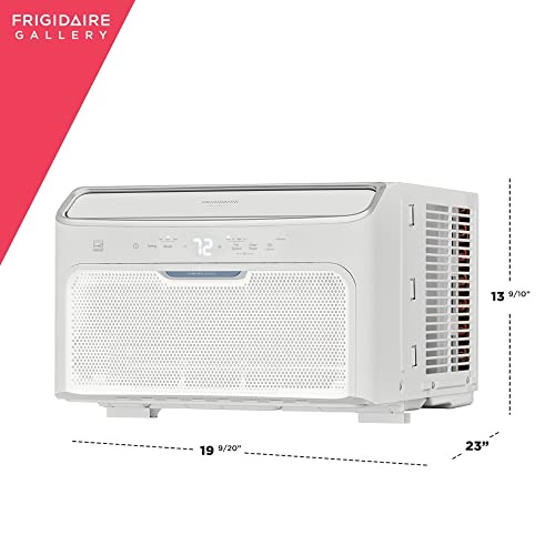 Frigidaire GHWQ123WC1 Inverter Quiet Temp Room Air Conditioner, 8,000 BTU with Wi-Fi Connected, Energy Star Certified, Easy-to-Clean Washable Filter, in White