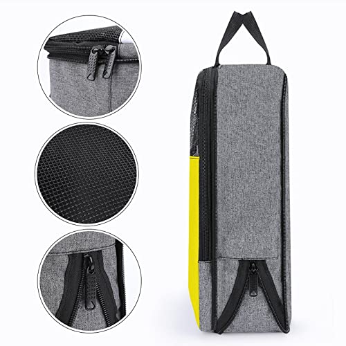 Frcavbin Haughty Alpaca Yellow Travel Shoe Bag Shoes Carrier with Handle and Zipper Foldable Shoe Puches Organizer for Home storage School starts