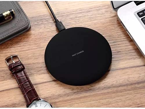 UrbanX OptiPad Fast Wireless Charger Pad for Motorola Droid Turbo 2 / ThinkPhone/Defy 2 / Edge+ 5G UW (2022) / X30 Pro/Edge 30 Pro/Edge (2022) / Edge 30 Ultra / 10W Fast-Charging Soft Touch Top