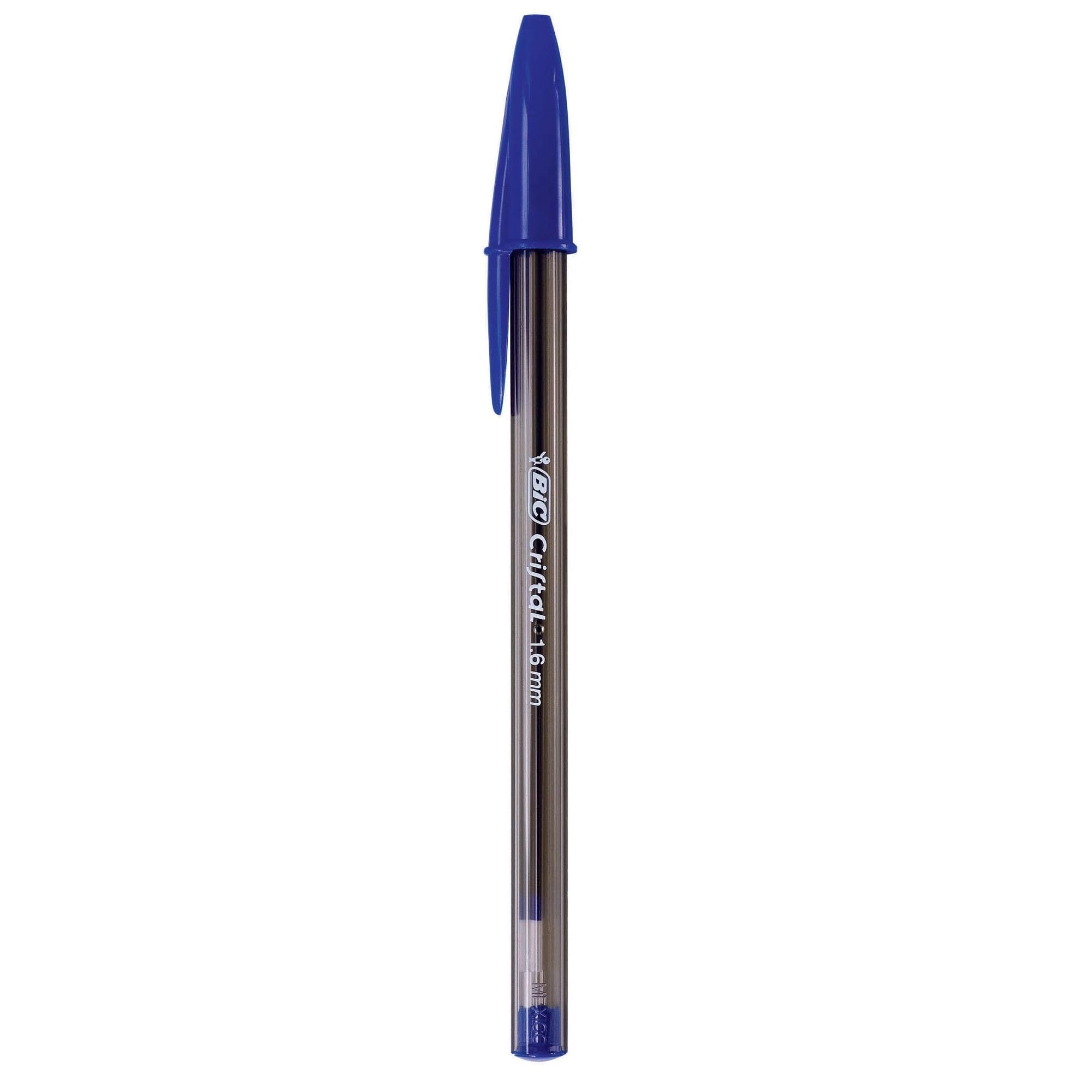 BIC Cristal Xtra Bold Ballpoint Pen, Bold Point (1.6mm), Blue, 12-Count