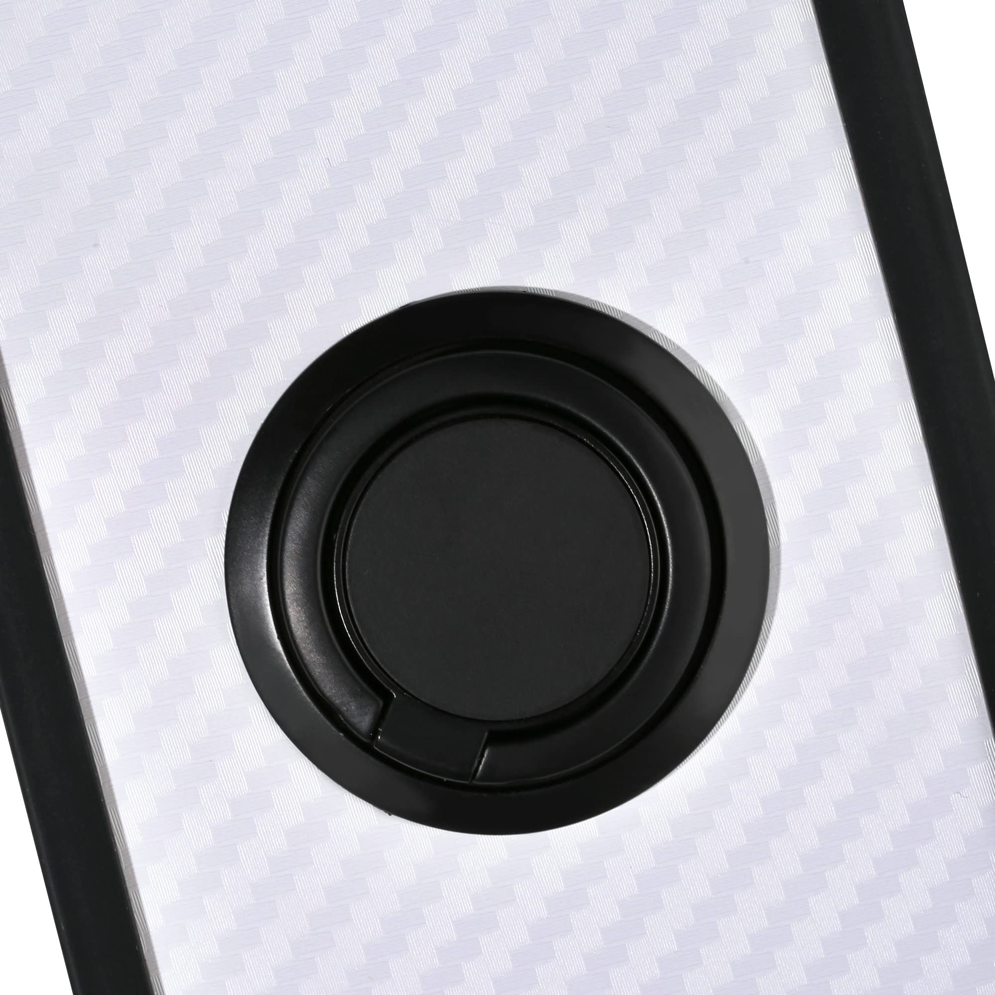 Case for Moto Thinkphone Case Compatible with Motorola Thinkphone Phone Case PC backplane + Silicone Soft Frame Cover [360 Metal Ring, Magnetic Car Mount] CSKB-HEI