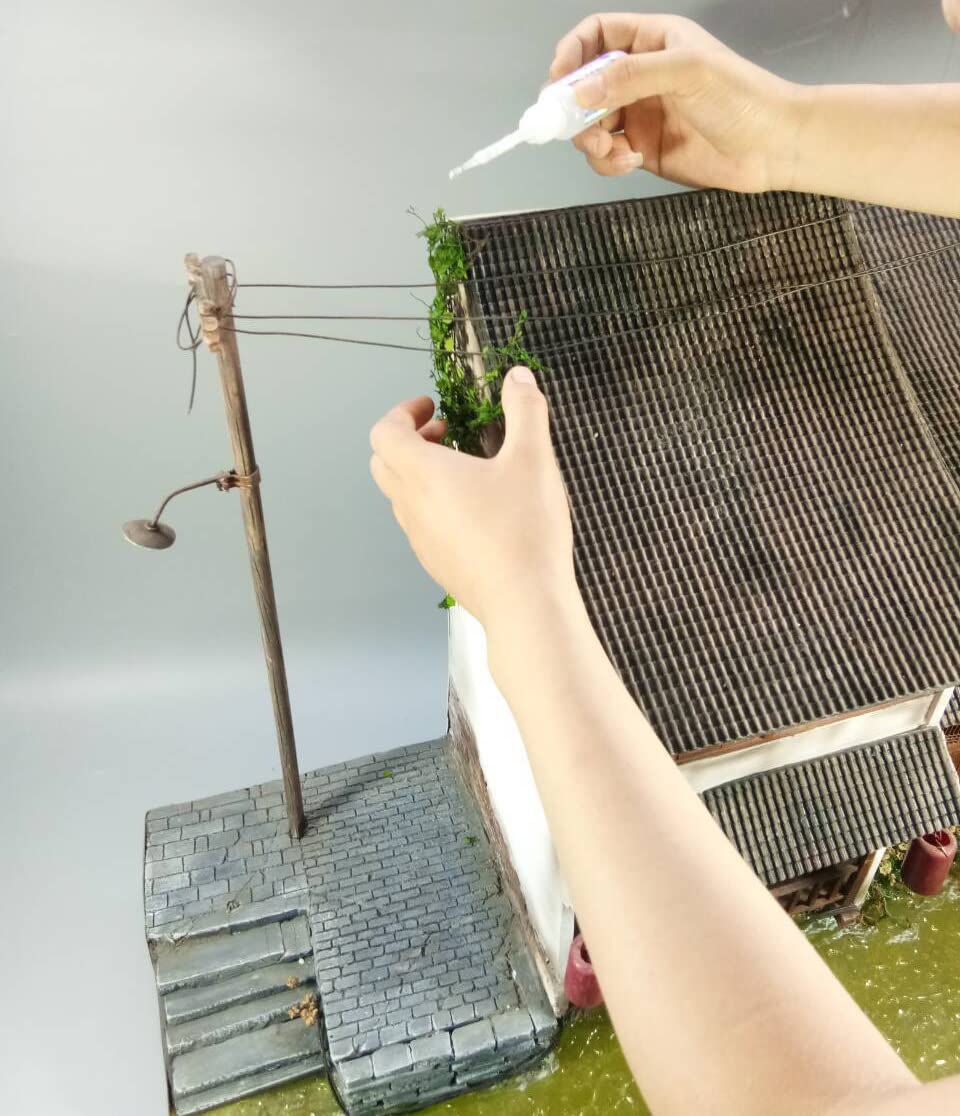 Realistic Miniature Vines Simulation Vine for DIY Mini Model Railway Fairy Garden Architecture Diorama Scenery Landscape Layout