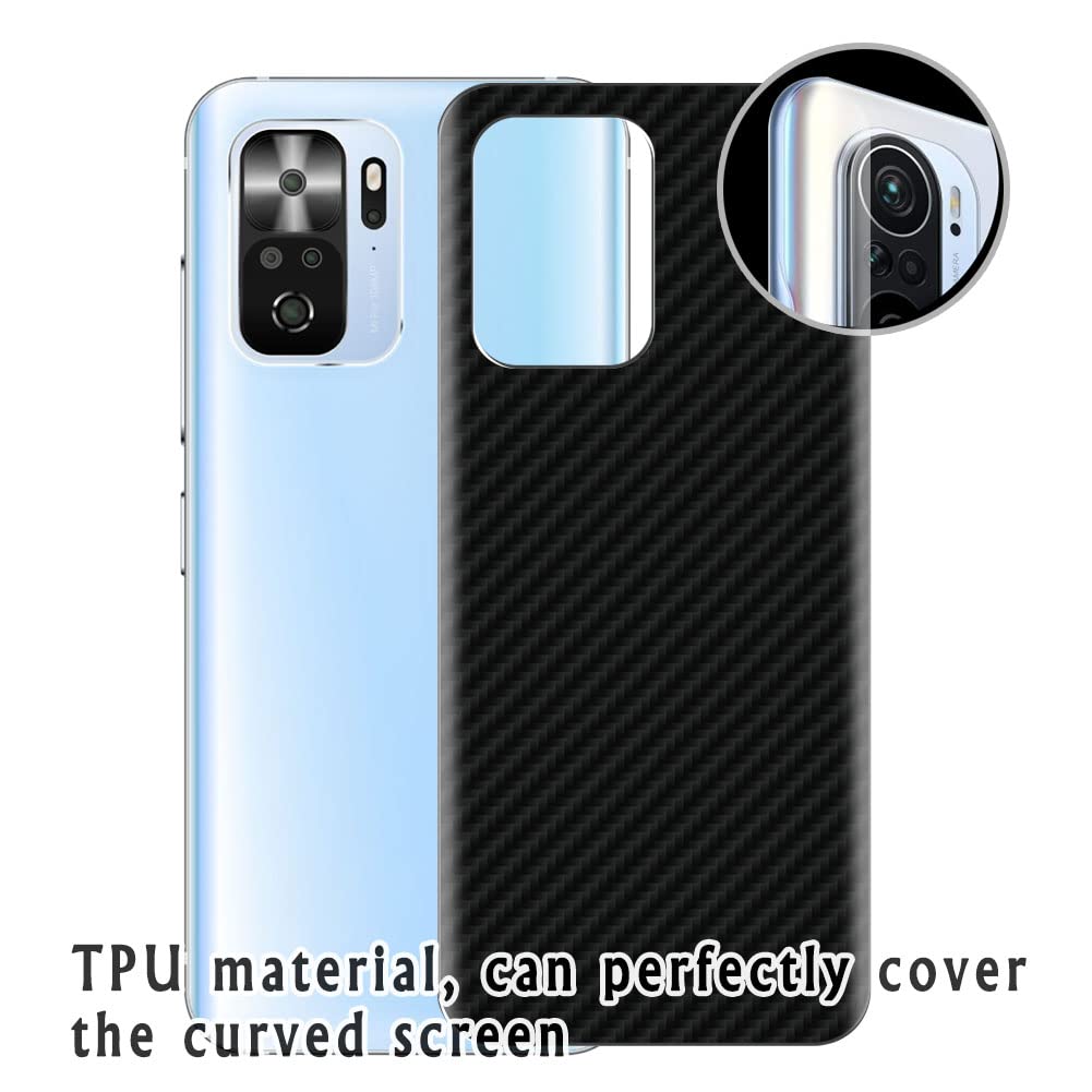 Vaxson 2-Pack Back Protector Film, compatible with Lenovo ThinkPhone by Motorola Moto Black Sticker Skin [ Not Tempered Glass Screen Protectors ]