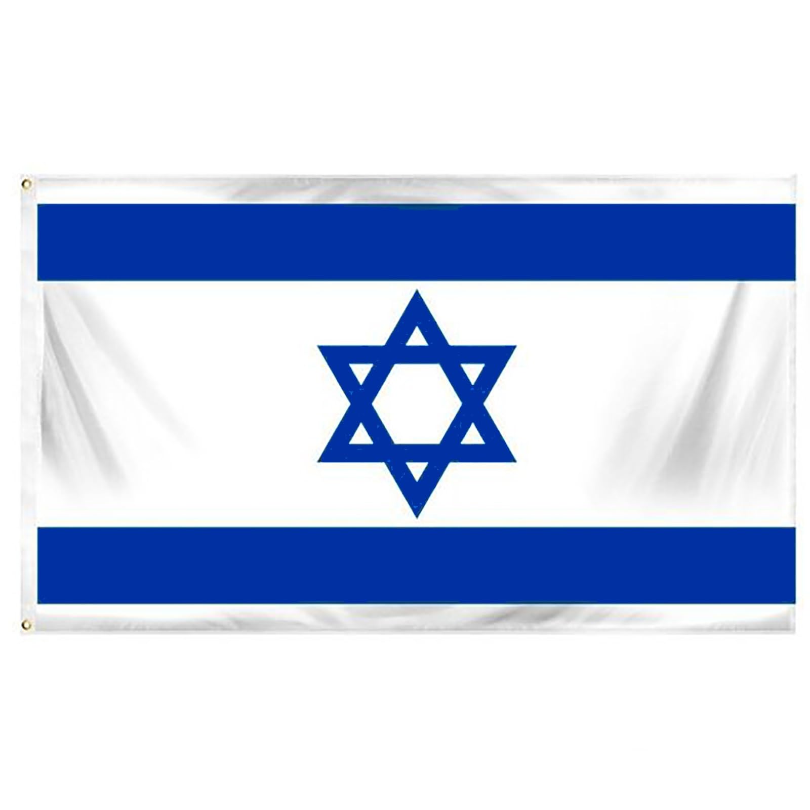 Israel Flag | Israel Flag 3x5 Ft | Flag of Israel 3x5 Ft | Israeli Flag Israeli Flag 3x5 Ft | Israel Flag Vivid Color and Fade Proof Grommets for All-Weather Outdoor Display.