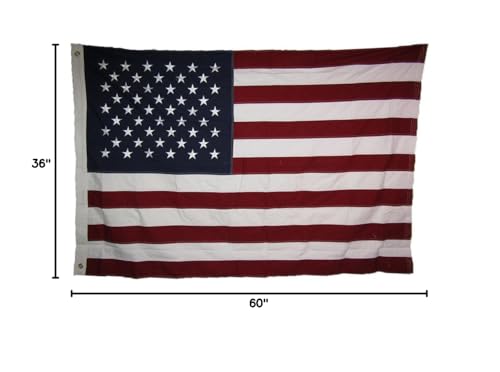 American Flag 3ft x 5ft Sewn Cotton - Online Stores, PA LLC Brand