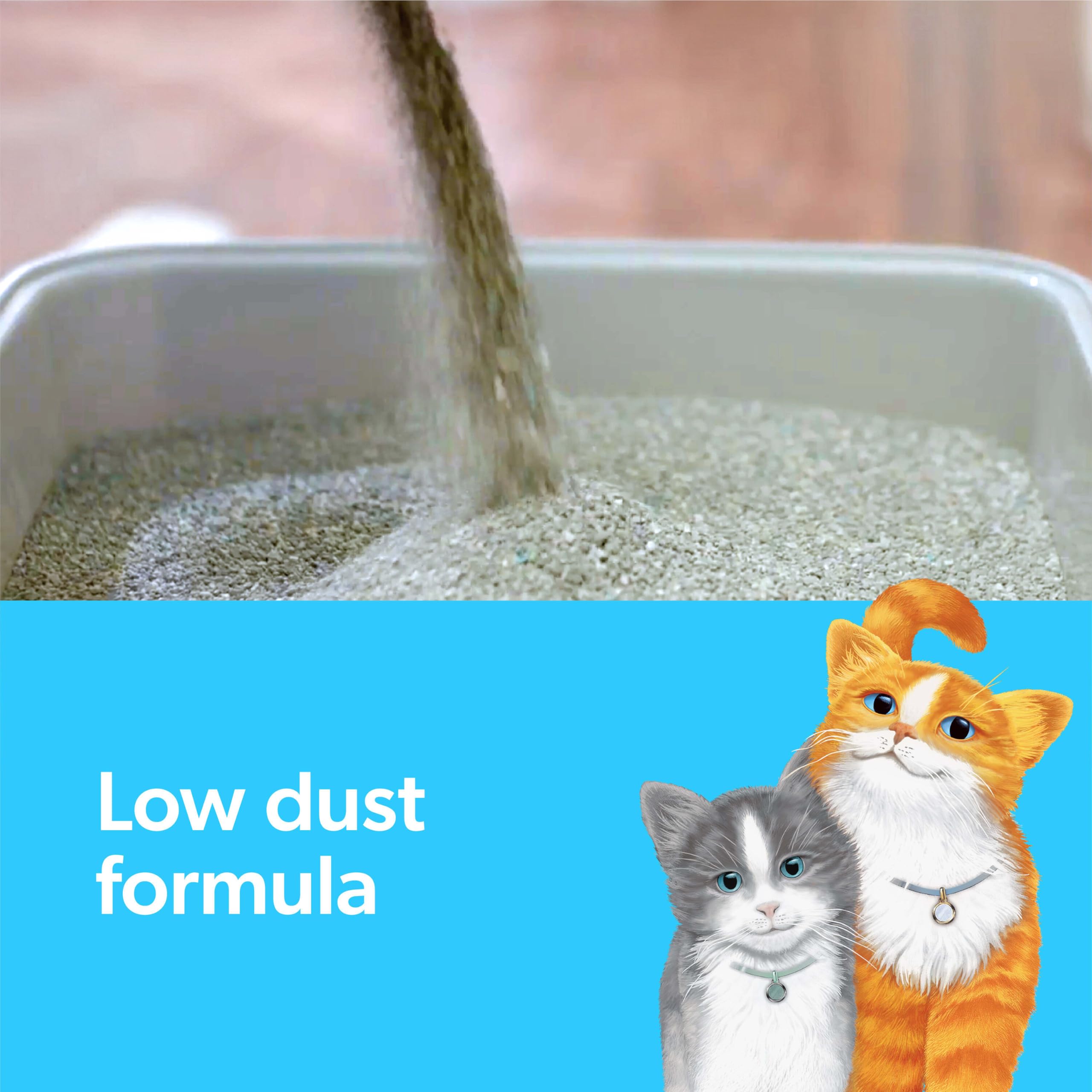 Fresh Step Multi-Cat Litter, Scented with Febreze, 25 Lb