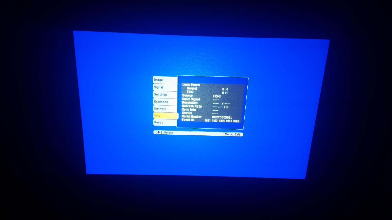 Epson POWERLITE 1945W WXGA 3LCD V11H471020 Projector