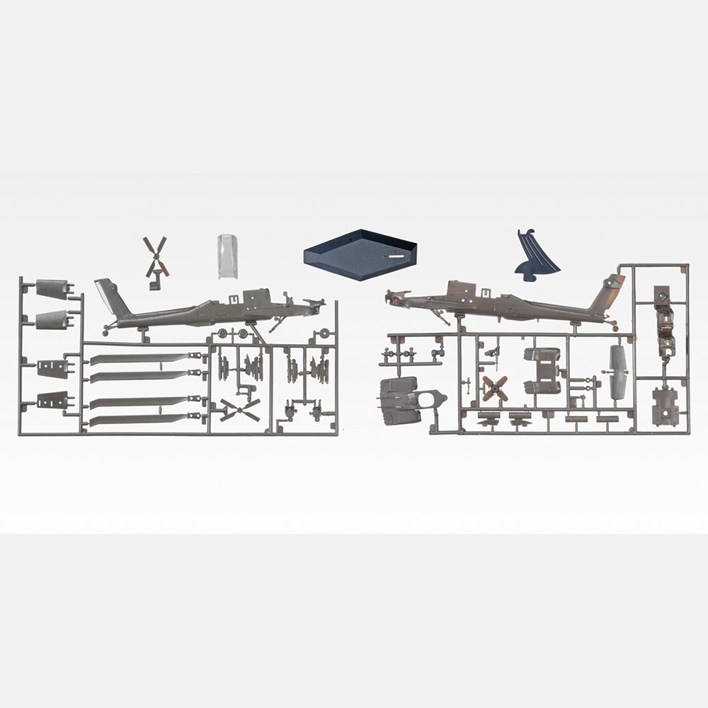Revell SnapTite Apache Helicopter Plastic Model Kit Brown