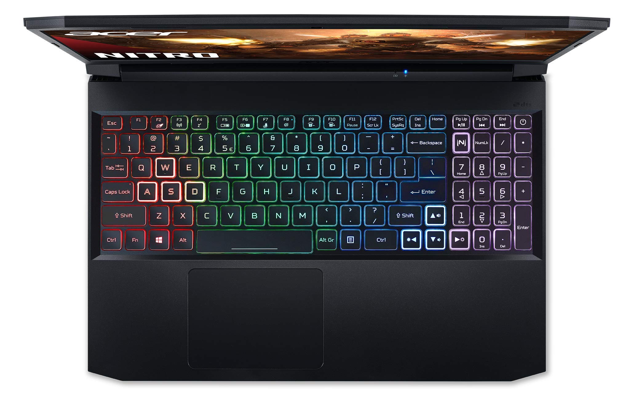 Acer Nitro 5 AN515-45-R21A Gaming Laptop, AMD Ryzen 5 5600H Hexa-Core Processor | NVIDIA GeForce RTX 3060 GPU | 15.6" FHD 144Hz IPS Display | 16GB DDR4 | 512GB NVMe SSD | WiFi 6 | RGB Keyboard