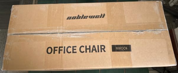 NOBLEWELL Office Chair Ergonomic Office Chair with Large Seat, Lumbar Support Computer Chair, Desk Chair with Adjustable Headrest, Armrest