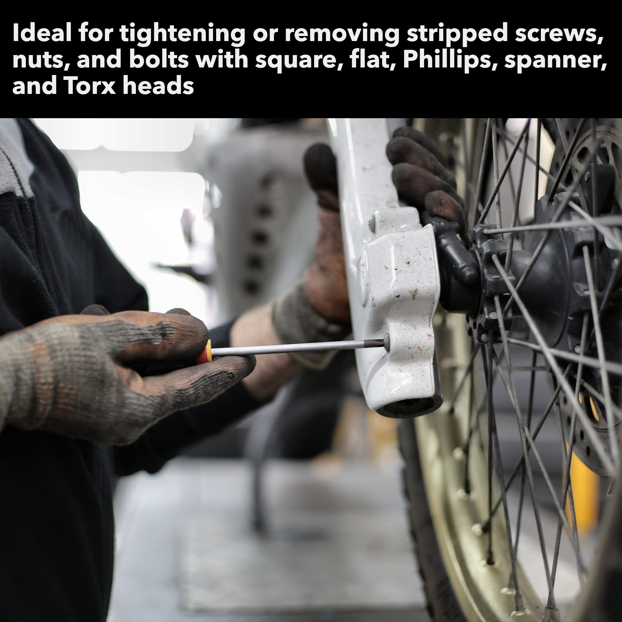 Screw Grab Liquid 0.5 oz Carded for Stripped Screws All Screw Heads (SG-94)