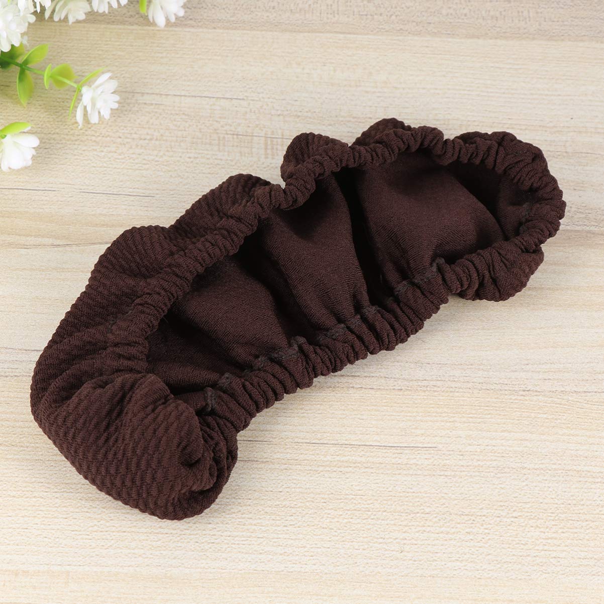 Gatuida Office Supplies 2Pcs Office Chair Armrest Covers,Armrest Slipcover Pads,Thickened Office Computer Chair Armrest Covers, Elastic Band Chair Arm Rest Sleeves (Coffee) Arm Rest Slipcovers