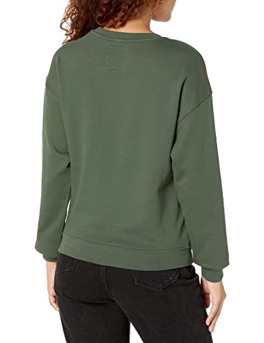 A|X ARMANI EXCHANGE Women's Studded Icon Sweatshirt, Negative, XS