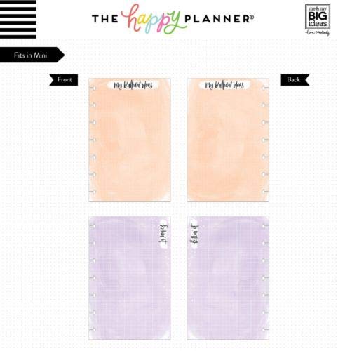 me & my BIG ideas PLANNER FILL PAPER WATERCOLOR, us:one size