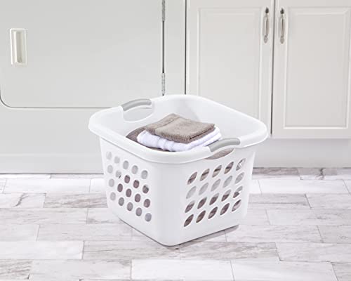 Sterilite, White 12178006 Laundry Basket, 19"