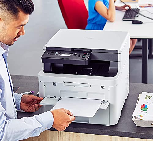 Brother L-3290CDW Series Compact ALL-in-One Business Home/Office Digital Color Printer I Print Copy Scan I Wireless I Mobile Printing I Auto 2-Sided Printing I 25 PPM I 250 Sheets/Tray + Printer Cable
