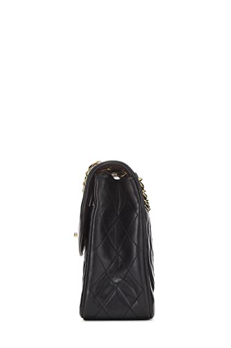 CHANEL, Pre-Loved Black Quilted Lambskin Paris Limited Double Flap Small, Black
