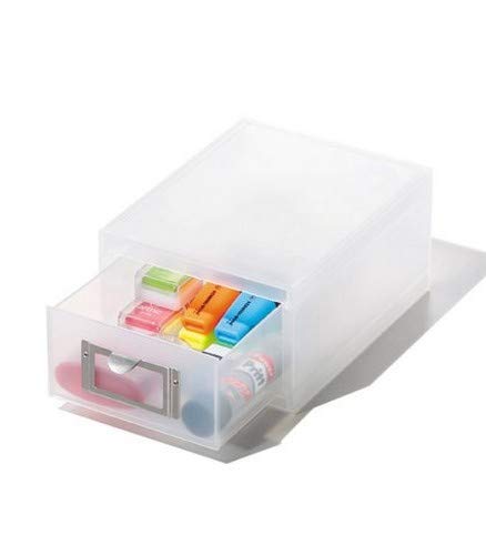 Like-It MX-16 Desktop Organizer, 5.71" x 7.91" x 3.62", Translucent White