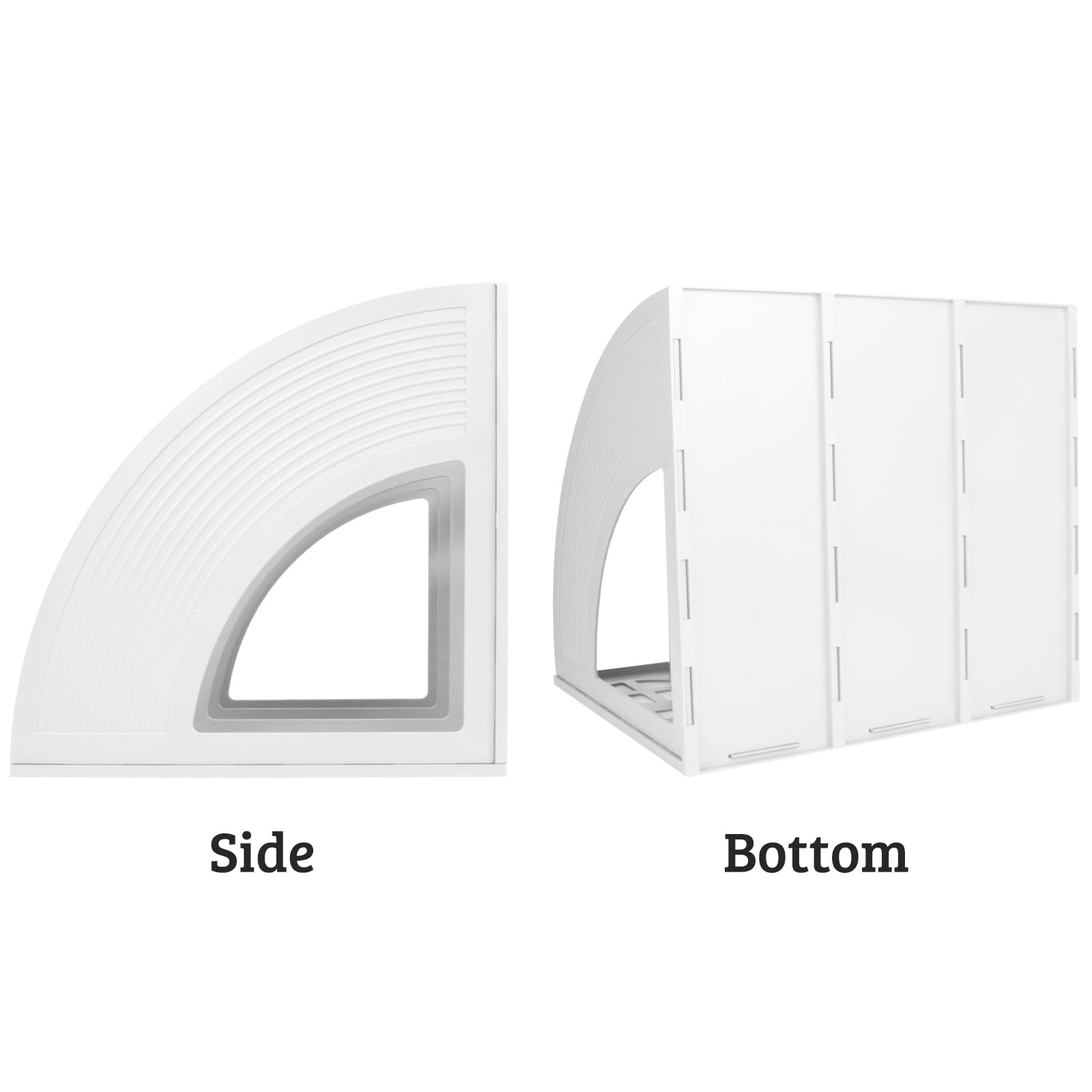 SAYEEC Magazine Holder Plastic File Sorter Binder Holder for Desk Folder Organizer Stand Book Shelf Dividers Vertical Filling Storage Rack Desktop Bookshelf Display Box for Office School Home (Grey)
