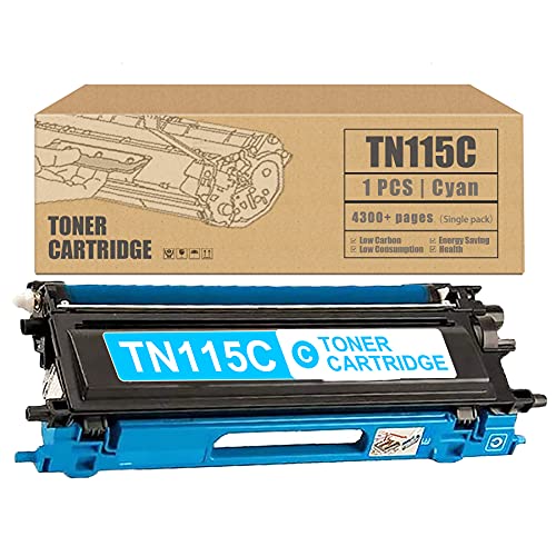[1 Pack,Cyan] TN115C Compatible Toner Cartridge Replacement for Brother HL-4070CDW 4040CN 4040CDN MFC-9440CN DCP-9040CN Printer Toner Cartridge