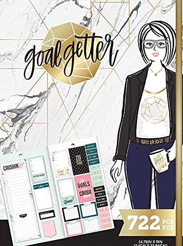 Me & My Big Ideas Happy Planner Accessory Book W/20 Sheets-Goal Getter, 722/Pkg, Multi