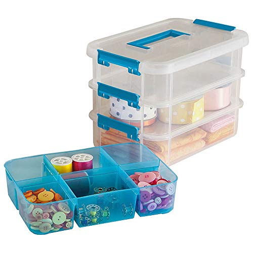 STERILITE Layer Stack & Carry Box, 10-5/8-Inch