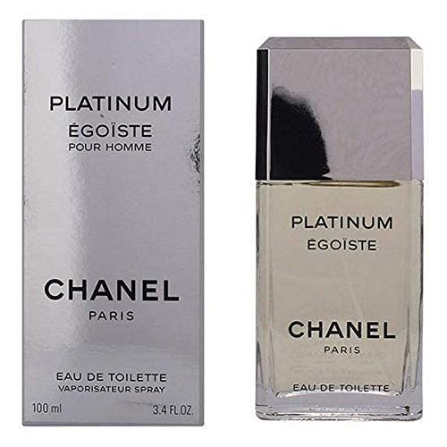 Egoiste Platinum by Chanel for Men, Eau De Toilette Spray, 3.4 Ounce