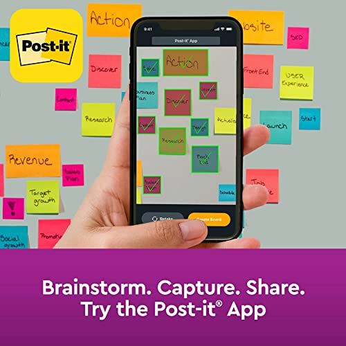 Post-it® Super Sticky Pop-up Notes, 3" x 3", Assorted, , Pack Of 10 Pads