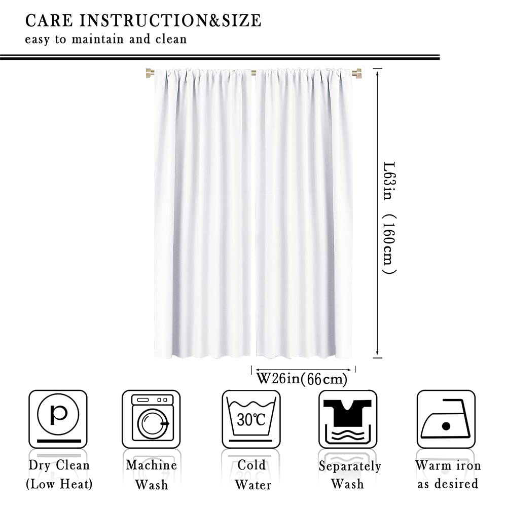 GY Gamepad Gamer Curtains, Thermal Insulated Printed Video Games Controller Curtains with Rod Pocket - 52x63 Inch