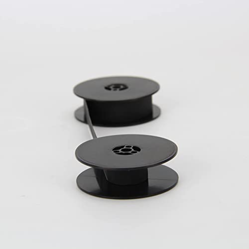 Typewriter World Ribbon,Twin Roller Pack Typewriter Ribbon - Compatible with All Models - Typewriter Ribbon (Black)