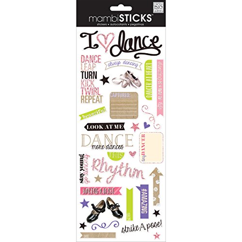 me & my BIG ideas mambiSTICKS Stickers, Always Dancing Sticker