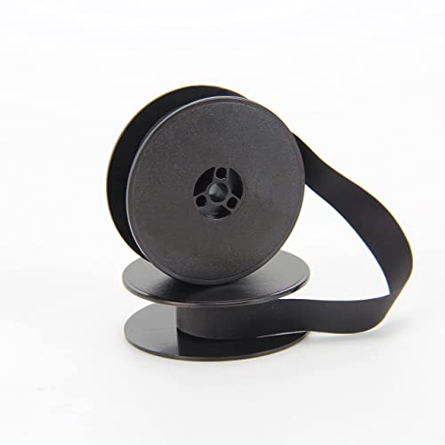 Typewriter World Ribbon,Twin Roller Pack Typewriter Ribbon - Compatible with All Models - Typewriter Ribbon (Black)