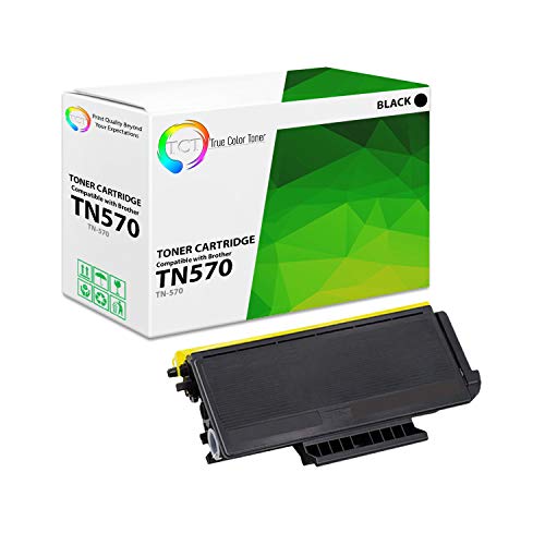 TCT Premium Compatible Toner Cartridge Replacement for Brother TN-570 TN570 Black High Yield Works with Brother DCP-8040 8045 HL-5140 5150 5170 MFC-8120 8220 8440 8640 Printers (7,000 Pages) - 2 Pack