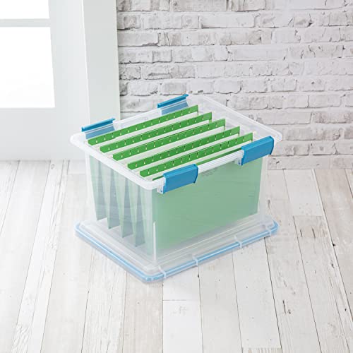 STERILITE 32Qt Clear Gasket Box 19334304 32Qt Clear Gasket Box (Pack of 4)