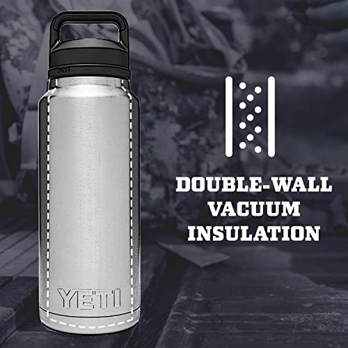 YETI Rambler 36 oz Bottle, Vacuum Insulated, Stainless Steel with Chug Cap, Coral
