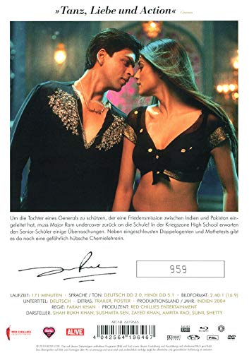 Ich bin immer für dich da – Main Hoon Na (Shah Rukh Khan Signature Collection) (limitiert) (+ DVD) [Blu-ray] [2004]