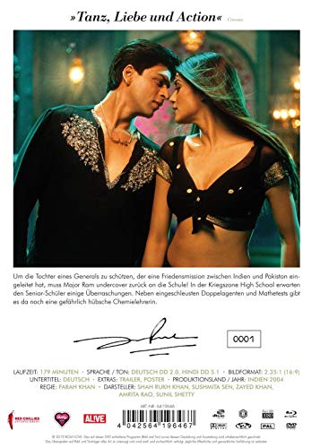 Ich bin immer für dich da – Main Hoon Na (Shah Rukh Khan Signature Collection) (limitiert) (+ DVD) [Blu-ray] [2004]