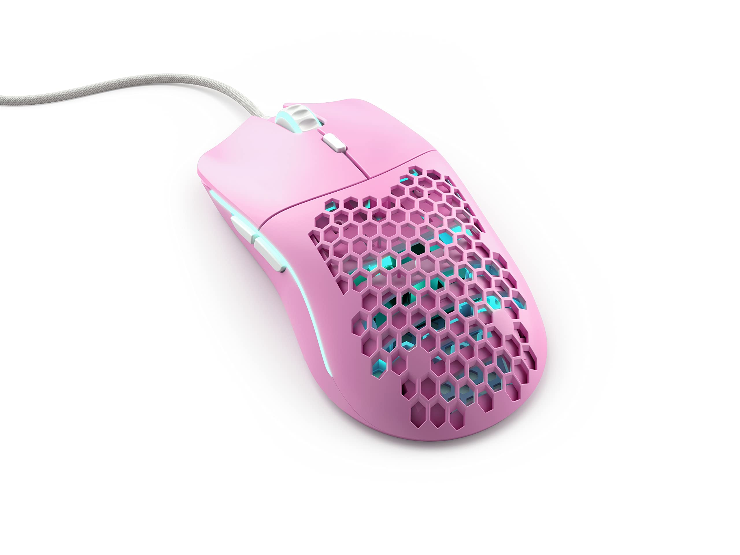 Glorious Gaming Mouse - Model O Minus, 58g Ultra-Light Honeycomb Mouse, Limited Edition Matte Pink - USB Gaming Mouse