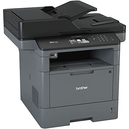 Electronics Basket-Brother Brother MFC-L5900DW All-in-One Monochrome Laser Printer (MFC-L5900DW) + Network Cable + Cable Ties + Deluxe Cleaning Kit + High Speed USB Printer Cable - Base Bundle