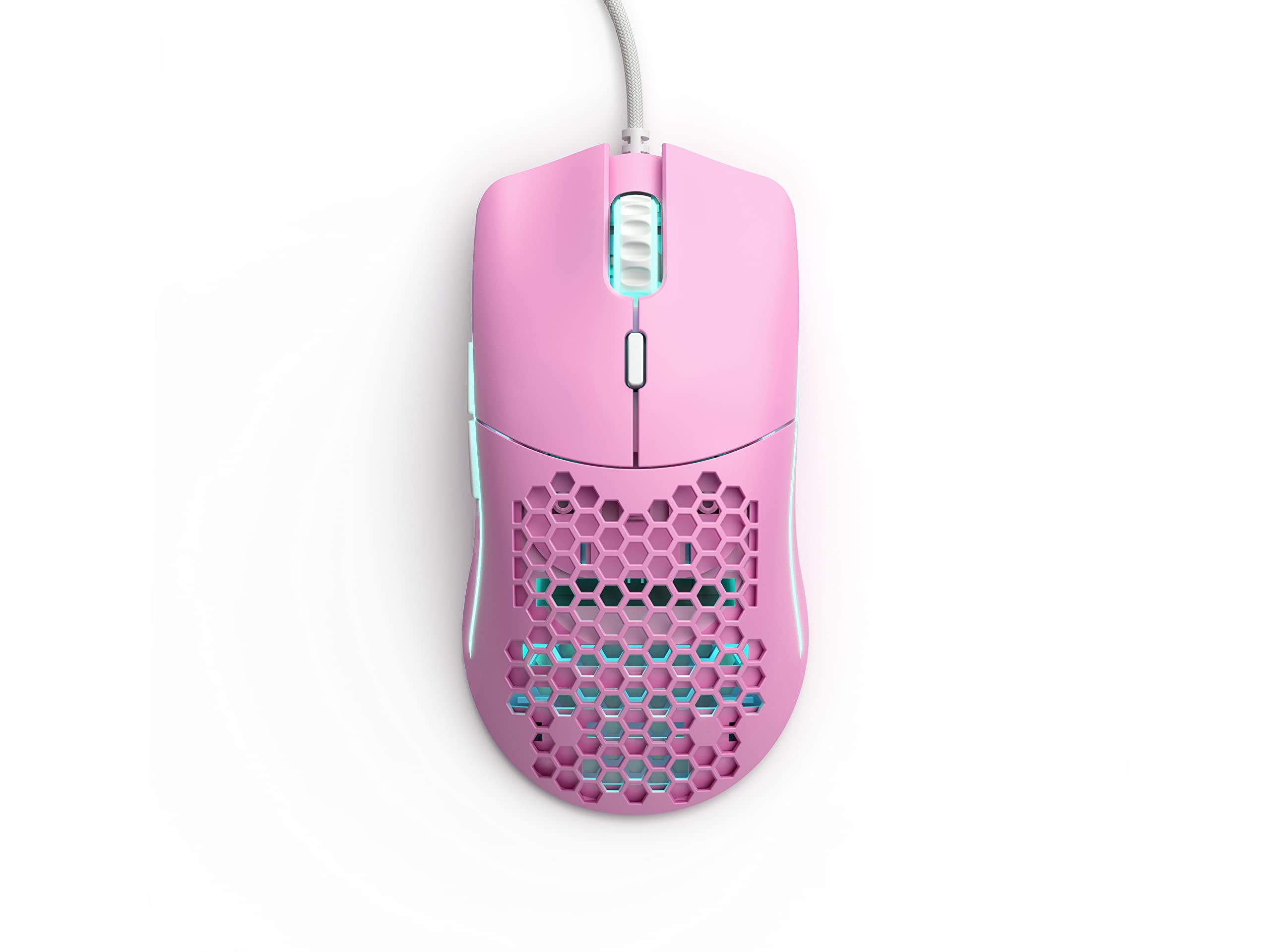 Glorious Gaming Mouse - Model O Minus, 58g Ultra-Light Honeycomb Mouse, Limited Edition Matte Pink - USB Gaming Mouse